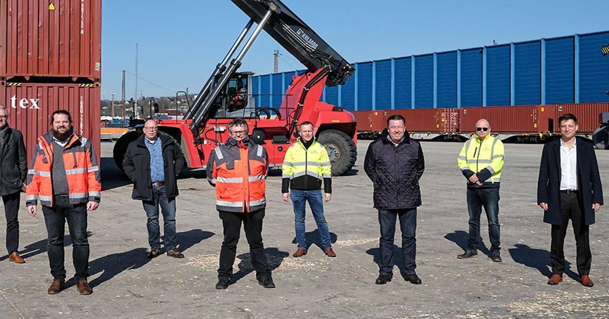 Kooperation von Container-Terminal und Bahntochter Transfracht